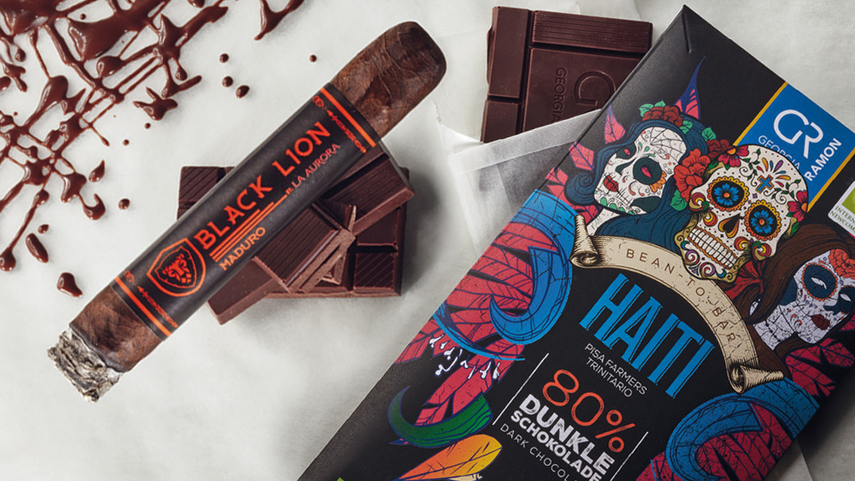 Black Lion Maduro Robusto & Schokolade Haiti 80 %